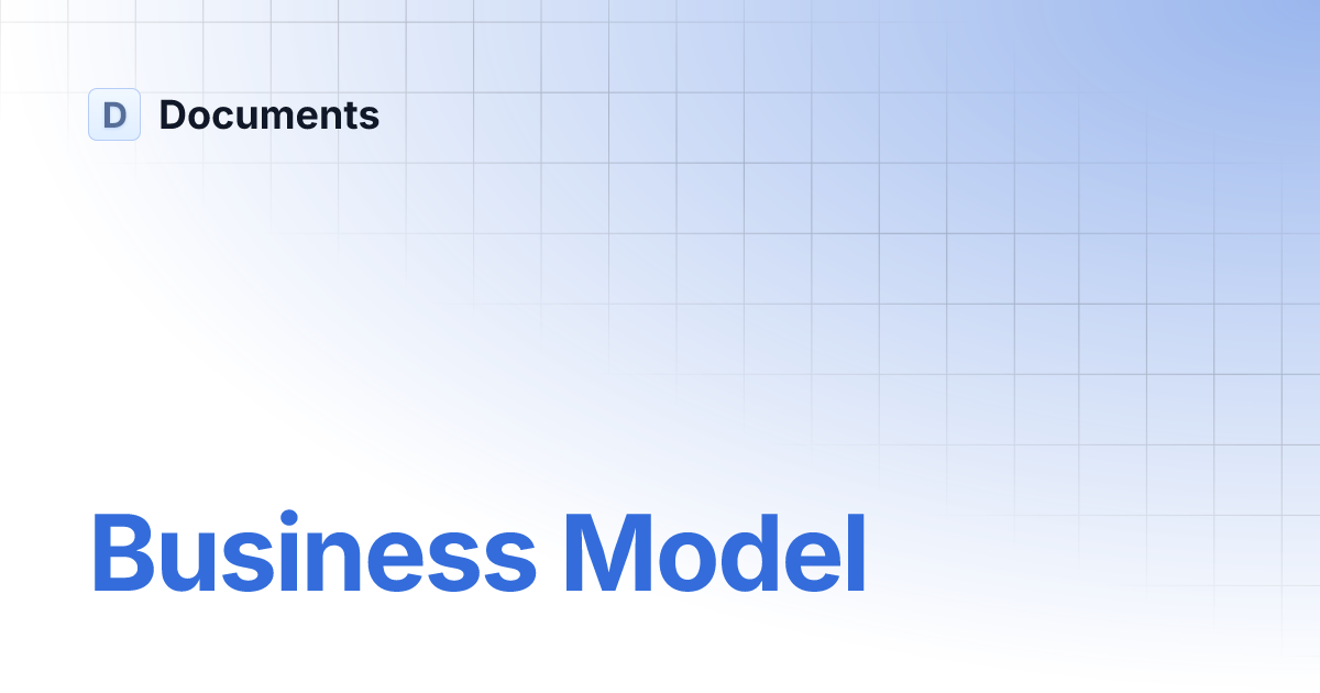 Business Model | Documents