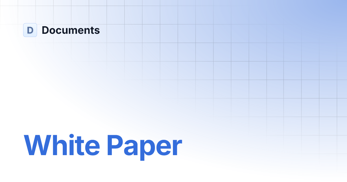 White Paper | Documents