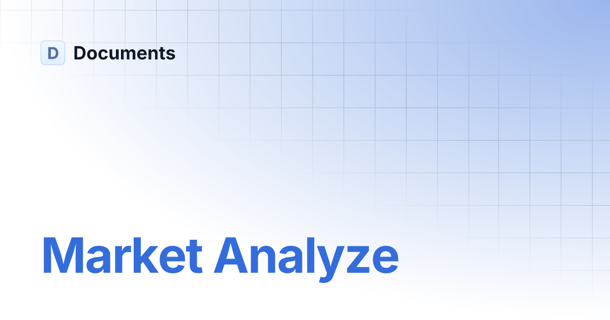 Market Analyze | Documents